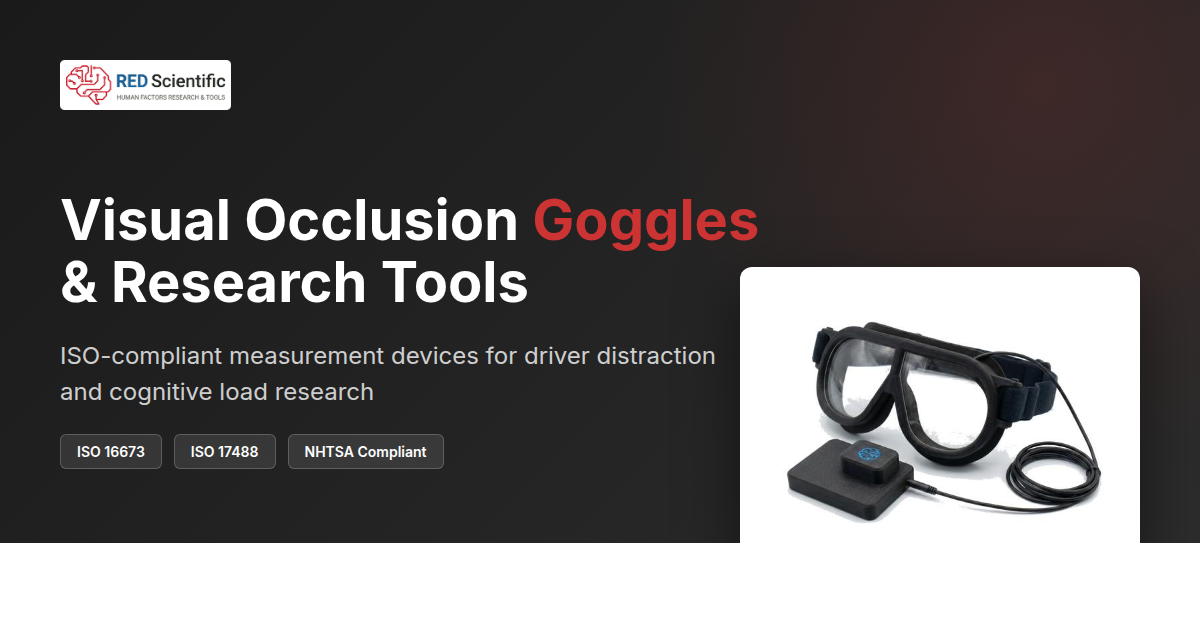 Red Scientific | Visual Occlusion Goggles & Driver Distraction Research ...
